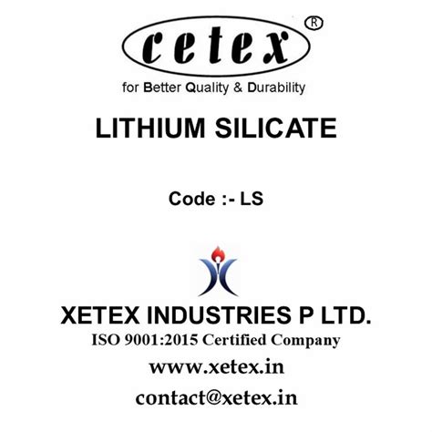 Chemical Grade Liquid Lithium Silicate At ₹ 260kg In Mumbai Id