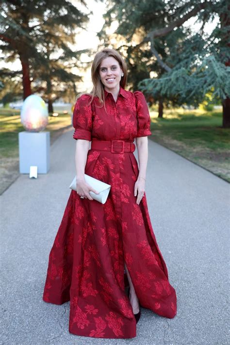 Princess Beatrice Glows In Waist Defining Cocktail Dress Hello