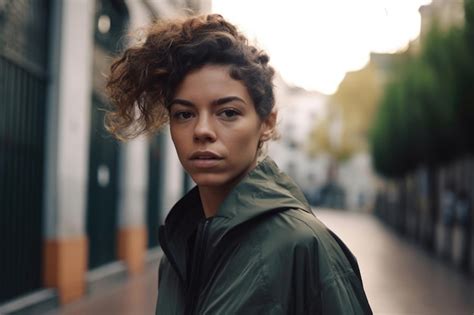 Premium Ai Image Cropped Portrait Of An Attractive Young Woman