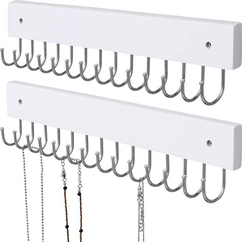 Scunda Hanging Jewelry Organizer Wall Mounted Modern