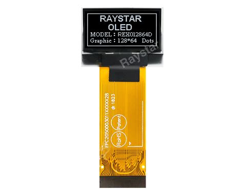 Inch X OLED Graphic Display With SSD Raystar