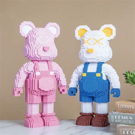 Bảng Sách Hướng Dẫn Lắp Ráp Lego Bearbrick đầy đủ Các Loại Siêu đơn