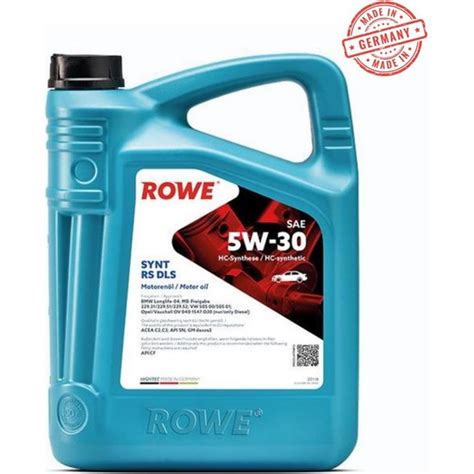 Rowe Hightec Synt Rs Dls Sae 5W-30 4 Litre Motor Yağı ( Fiyatı