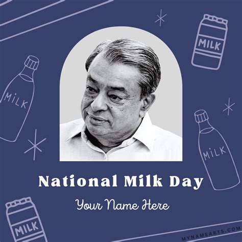 National Milk Day 2022 Greeting With Name Mynamearts
