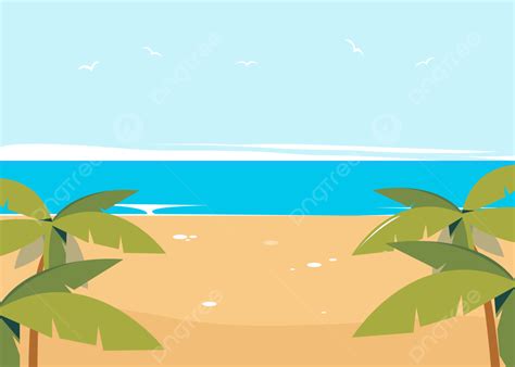 椰子樹夏日海灘 沙灘 夏季 海背景圖片和桌布免費下載