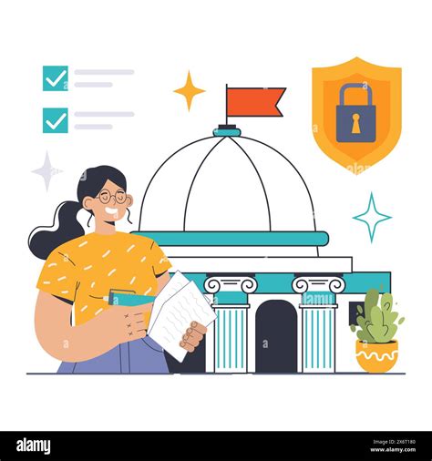 Structured Leadership Illustration Stock Vector Images Alamy