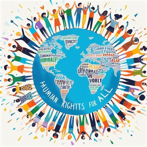 Premium Photo Design For International Human Rights Day World