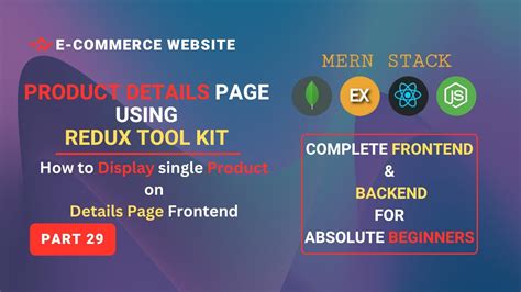 Product Details Page Design Frontend Redux Tool Kit Mern Project