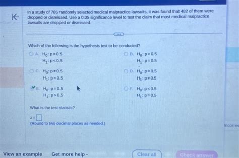 In A Study Of 786 Randomly Selected Medical StudyX