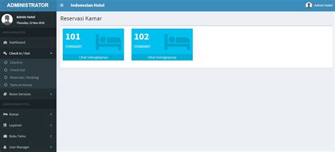 Teknologi Globalisasi Aplikasi Reservasi Hotel Berbasis Web Dengan Php Mysql Codeigniter Dan