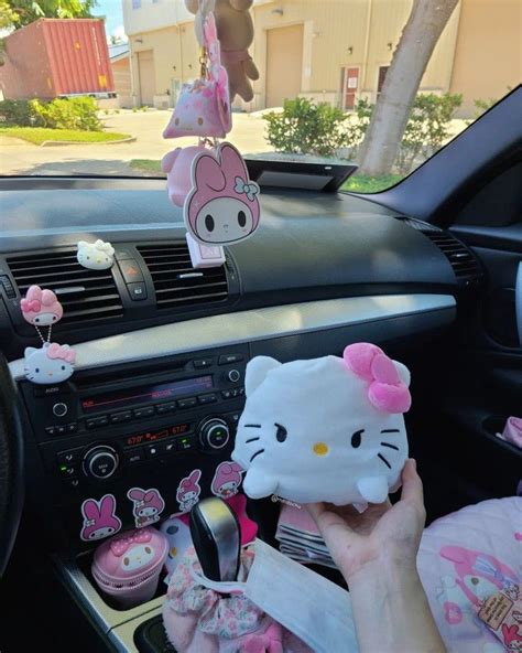 Hello Kitty Reversible Plush 💕 Hello Kitty Car Accessories Hello