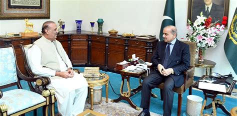 Caretaker Pm Shehbaz Sharif Raja Riaz To Meet Again