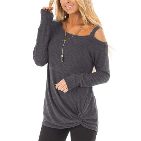 Buy Women Sexy T Shirt Hole Plus Size Spring Autumn