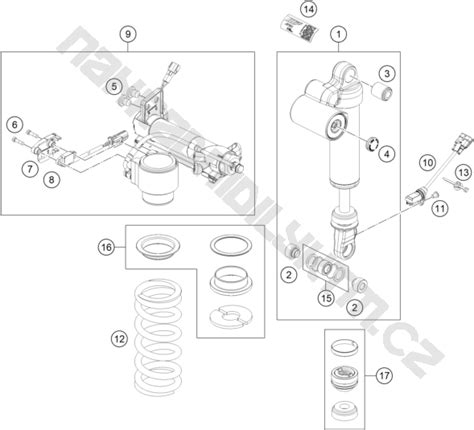 N Hradn D Ly Ktm Sch Ma Shock Absorber Disassembled Pro Model Ktm