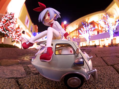 Blue Hair Blush Bow Bunny Car Disgaea Figure Panties Photo Pleinair