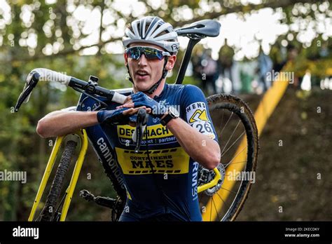 Belgian Victor Van De Putte Pictured In Action During The Mens Elite