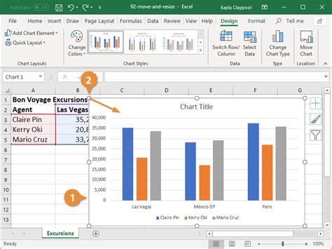 How To Move And Resize A Chart In Excel Customguide