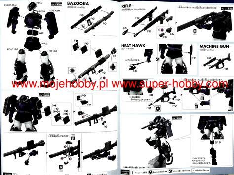 MS R A ZAKU II HIGH MOBILITY TYPE Bandai