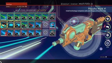 no man s sky max multi tool slots