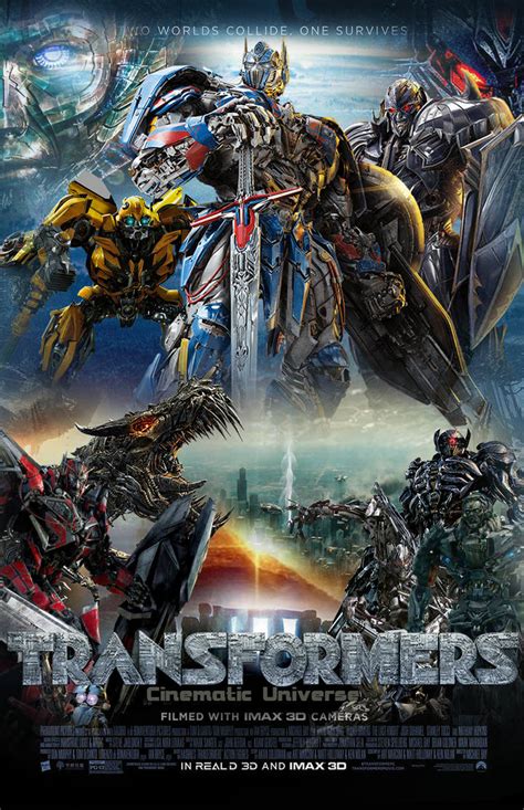 Transformers Cinematic Universe Theatrical Poster By Thekingblader995