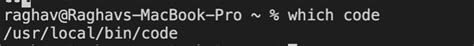 Macos Code Is Not Working In On The Command Line For Visual Studio Code On OS X Mac