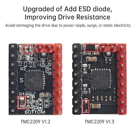 bigtreetech tmc2209 v1 3 pilote de moteur pas à pas 2 8 a ultra