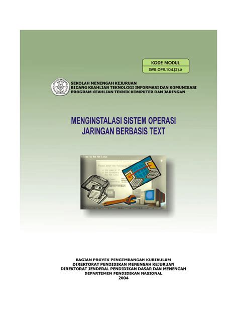 Menginstalasi Sistem Operasi Jaringan Berbasis Text 2 Pdf Komputer