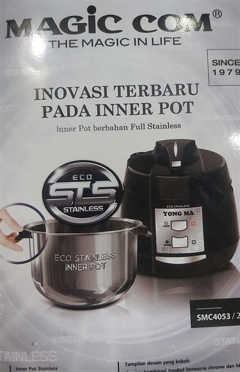Promo Magic Com Yong Ma Yongma Smc 4503 Smc4053 Panci Stainless 2 0 Liter Diskon 4 Di Seller