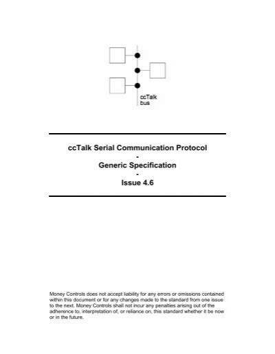 Cctalk Serial Communication Protocol Generic Elektronika