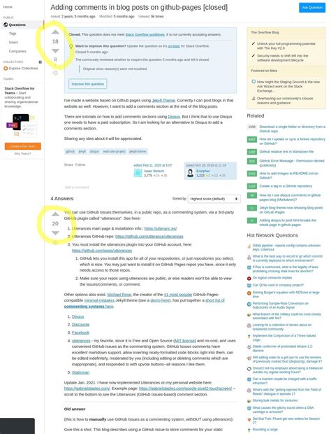 How To Add Comments In Blog Posts On Github Pages Websites Web