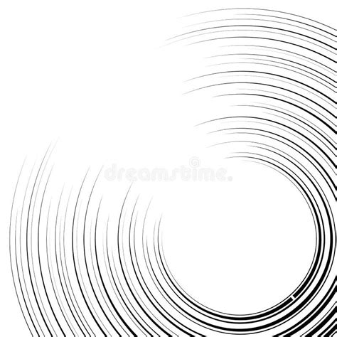 Curved Speed Lines Background Stock Vector Illustration Of Manga