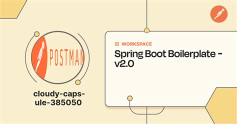 Spring Boot Boilerplate V20 Postman Api Network