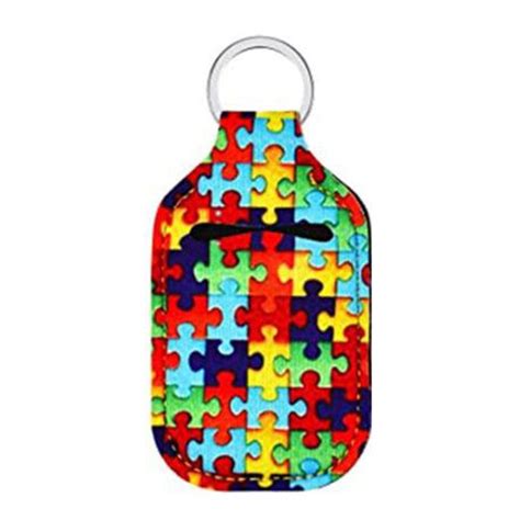 Wqjnweq Sanitizer Holder Keychain Travel Size Bottle Holder Refillable Containers Ts Home