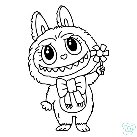 27 Labubu Halaman Mewarnai Pewarnaan Dan Unduhan Gratis