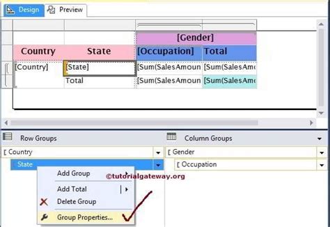 drill down matrix report in ssrs