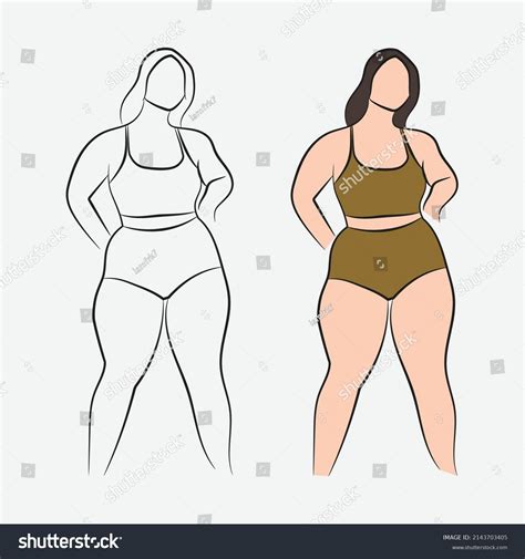 Plus Size Model Jeans Over Royalty Free Licensable Stock