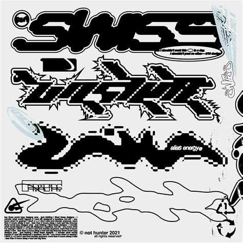 Abstract Type Design On Behance