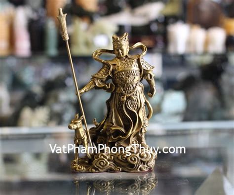 Tượng Nhị Lang Thần Bằng đồng D266 Vật Phẩm Phong Thủy Hệ Thống Cửa Hàng Phong Thủy Uy TÍn