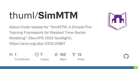 issues · thuml simmtm · github
