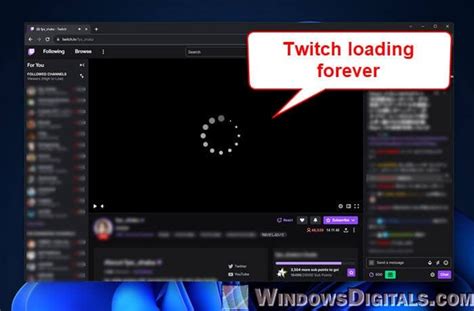 Twitch Stream Loading Infinitely On Black Screen Rwindows10howto