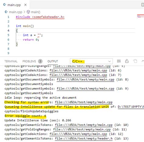 undefined var error un detected while wrong h included · issue 7027