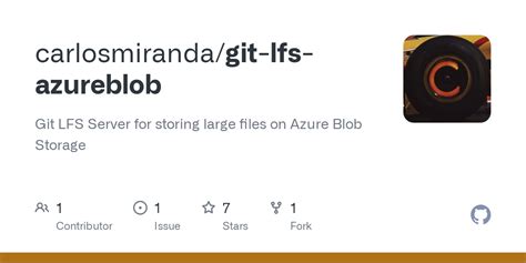 Github Carlosmirandagit Lfs Azureblob Git Lfs Server For Storing Large Files On Azure Blob