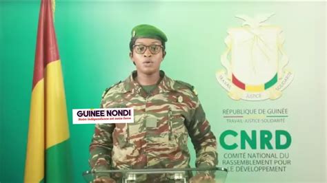 Transition En Guinée Le Cnrd Dévoile La Nomenclature Du Future