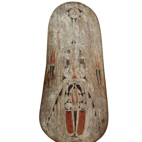 79 A Massim Shield Trobriand Islands Papua New Guinea