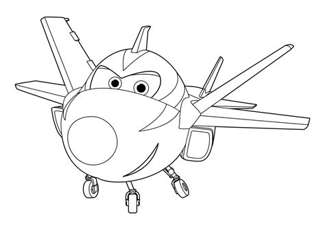Dibujos de Super Wings para colorear Imprimir para niños