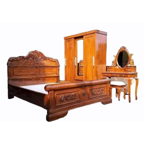 Jual Set Kamar Tidur Set Lamaran Kamar Tidur Kayu Jati Asli Jepara