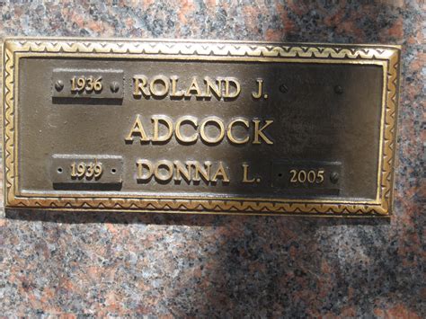 Roland Jerry Adcock 1936 2009 Find A Grave Memorial