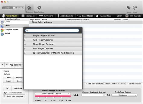 how to set up custom gestures on your mac using the better touch tool