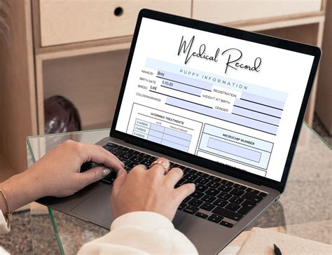 Fillable Breeder Puppy Pack Puppy Medical Record New Puppy Etsy Uk