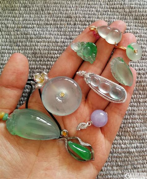 Icy Jadeite Pendants